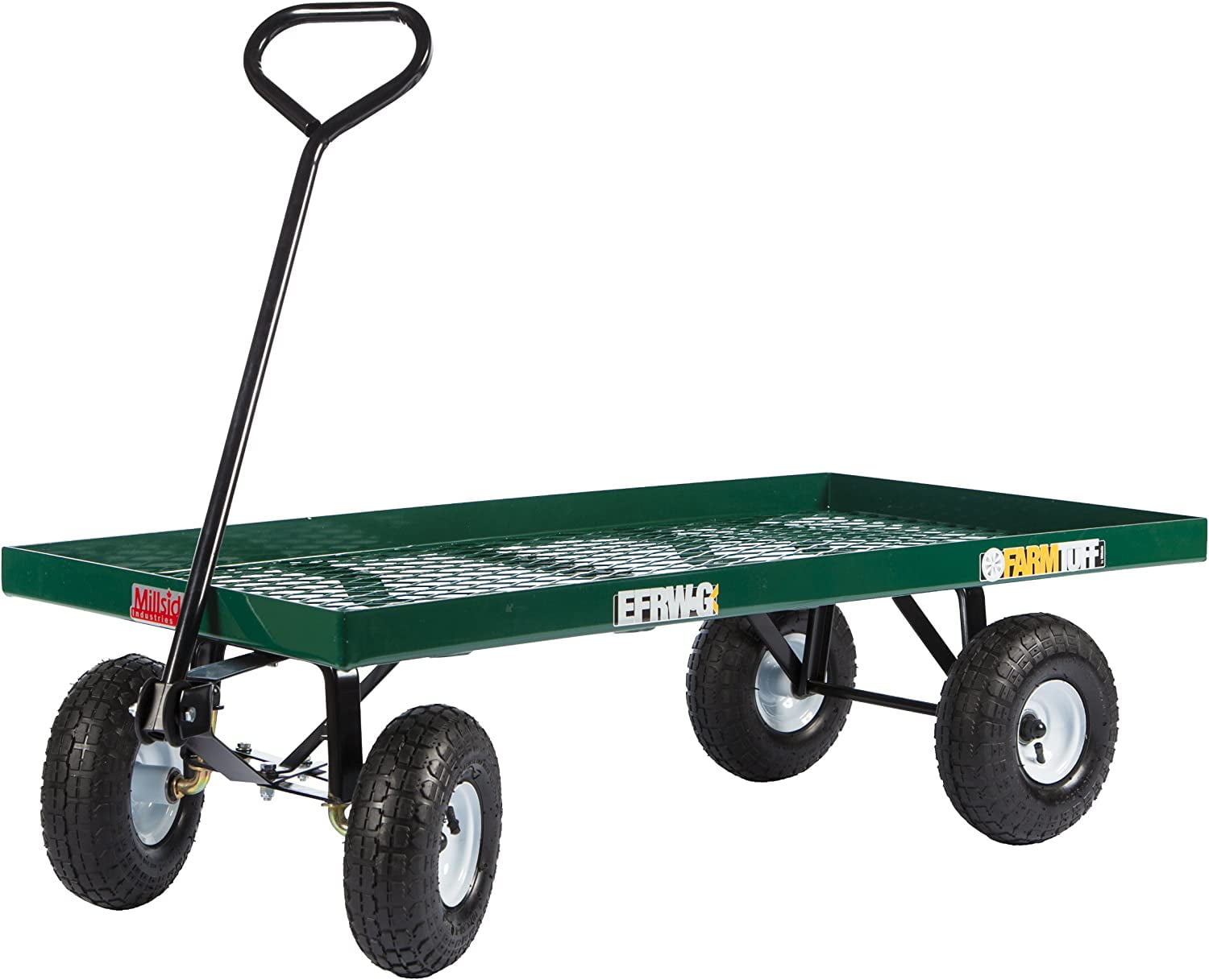 Farm Tuff Metal Deck Wagon, 24-Inch by 48-Inch, Green - Walmart.com