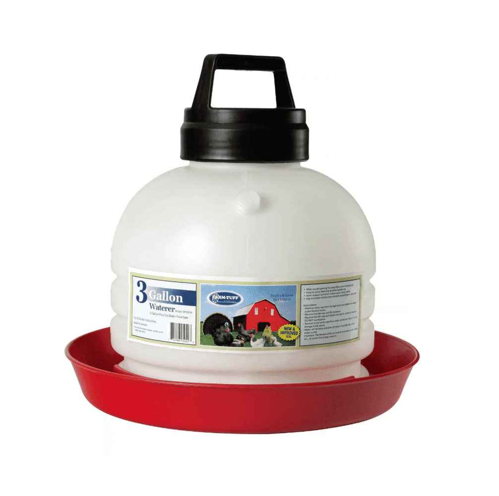 Farm-Tuff P3G04 Poultry Supplies Top Fill Poultry and Game Bird Waterer ...