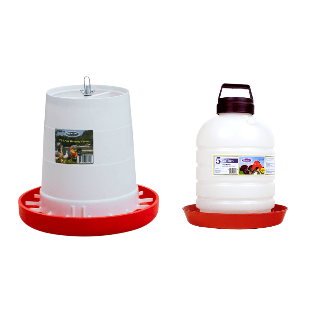 Farm Tuff Top Fill Hanging Plastic Automatic Poultry Fountain Waterer ...