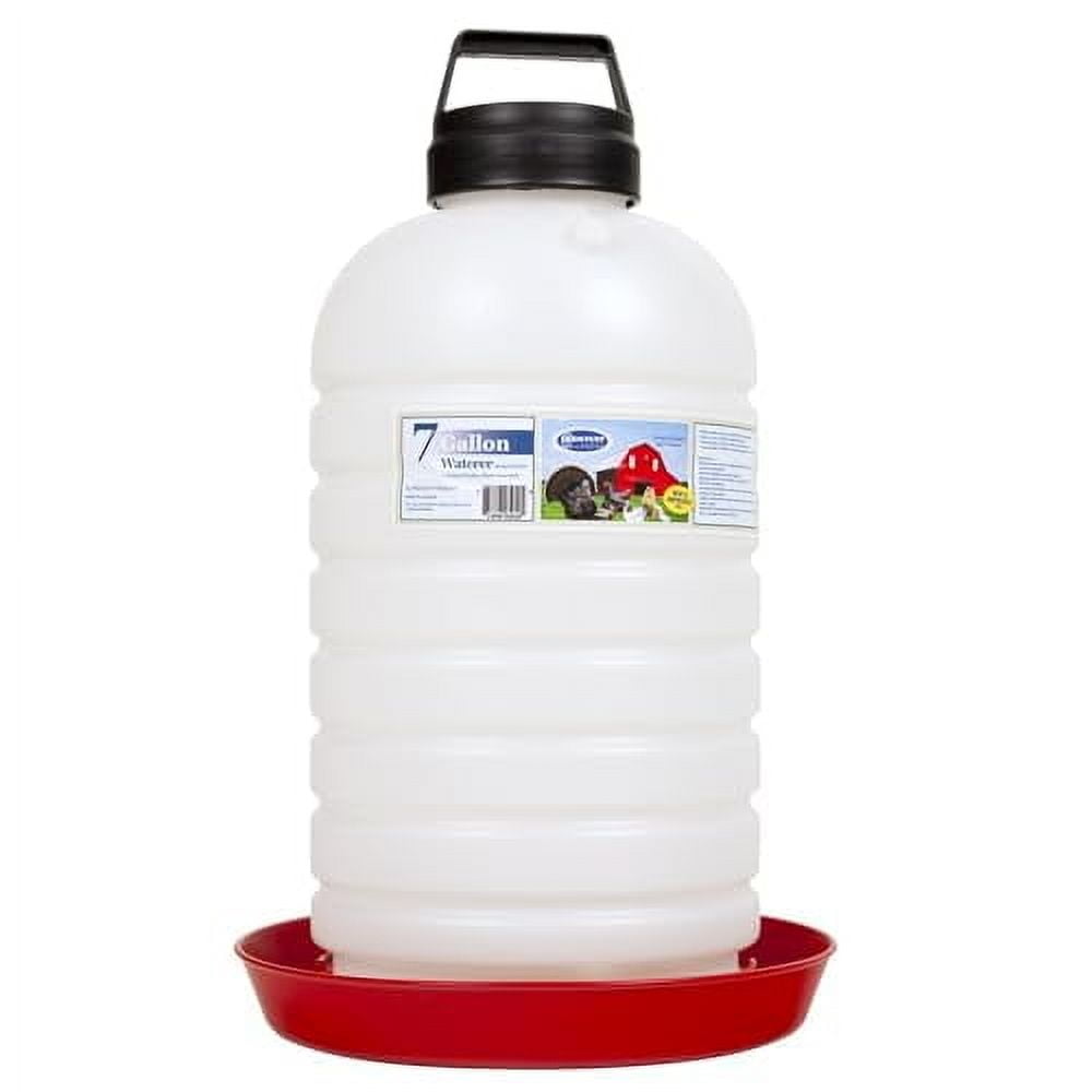 Farm Tuff Top Fill Hanging Plastic Automatic Poultry and Bird Fountain ...