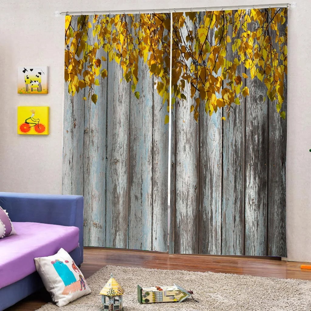 Farm Wooden Door Plank Board Decoration High Shading Bedroom Living ...