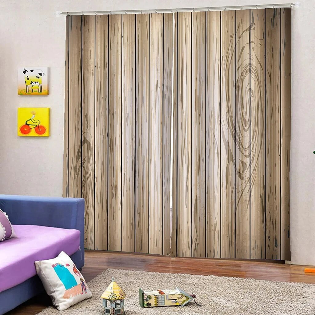 Farm Wooden Door Plank Board ration High Shading Bedroom Living Room ...