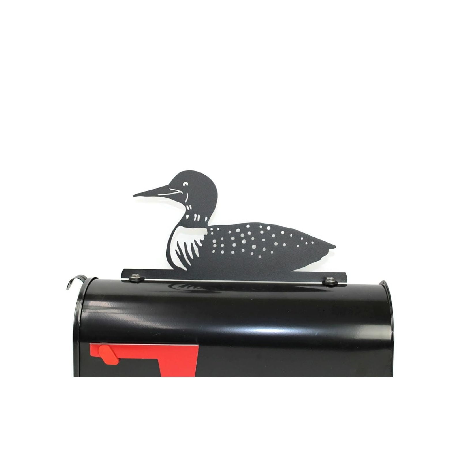 Farm and Ranch Metal Mailbox Topper (Loon, Matte Black) - Walmart.com