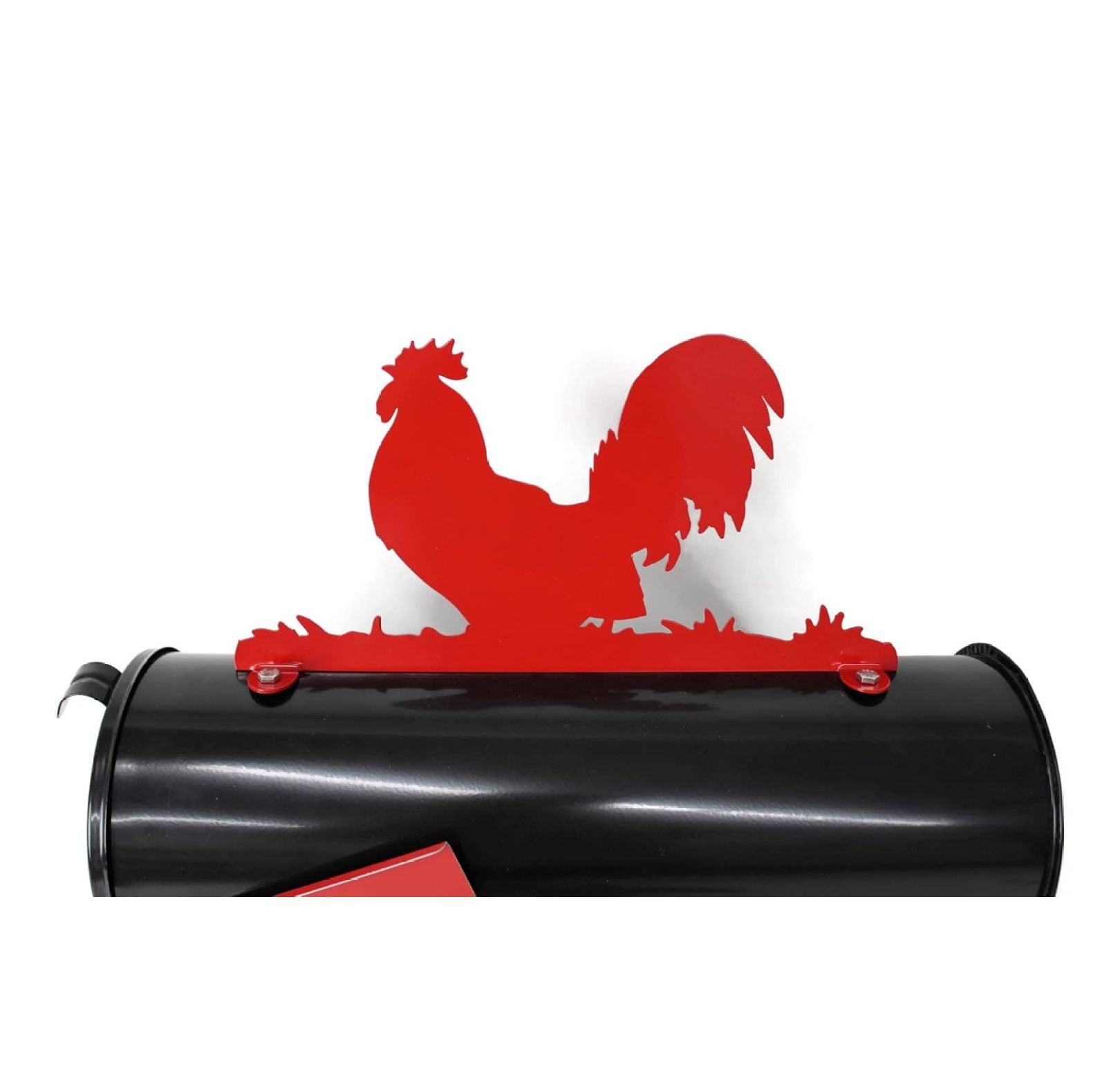 Farm and Ranch Metal Mailbox Topper (Rooster, Red) - Walmart.com