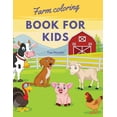 Farm coloring book for kids: Farm animals coloring book with simple and ...