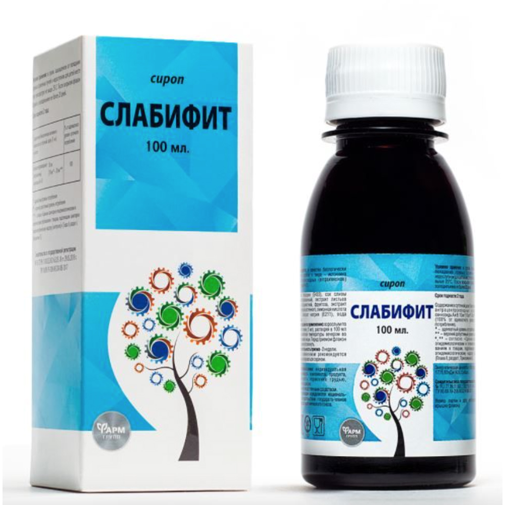 FarmGroup Slabifit Anti-Constipation Syrup Mild Laxative 100ml/3.38 Fl ...