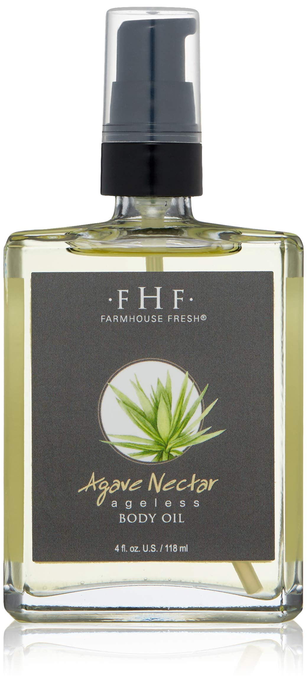 FarmHouse Fresh Agave Nectar Ageless Body Oil, 4 Fl Oz (Pack of 1) C80 ...