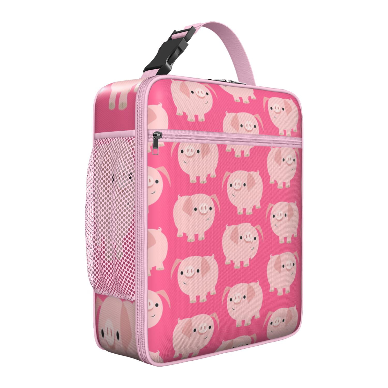 Farma Nimal Insulated Lunch Box Teen Reusable Lunch Tote Bag with Side ...