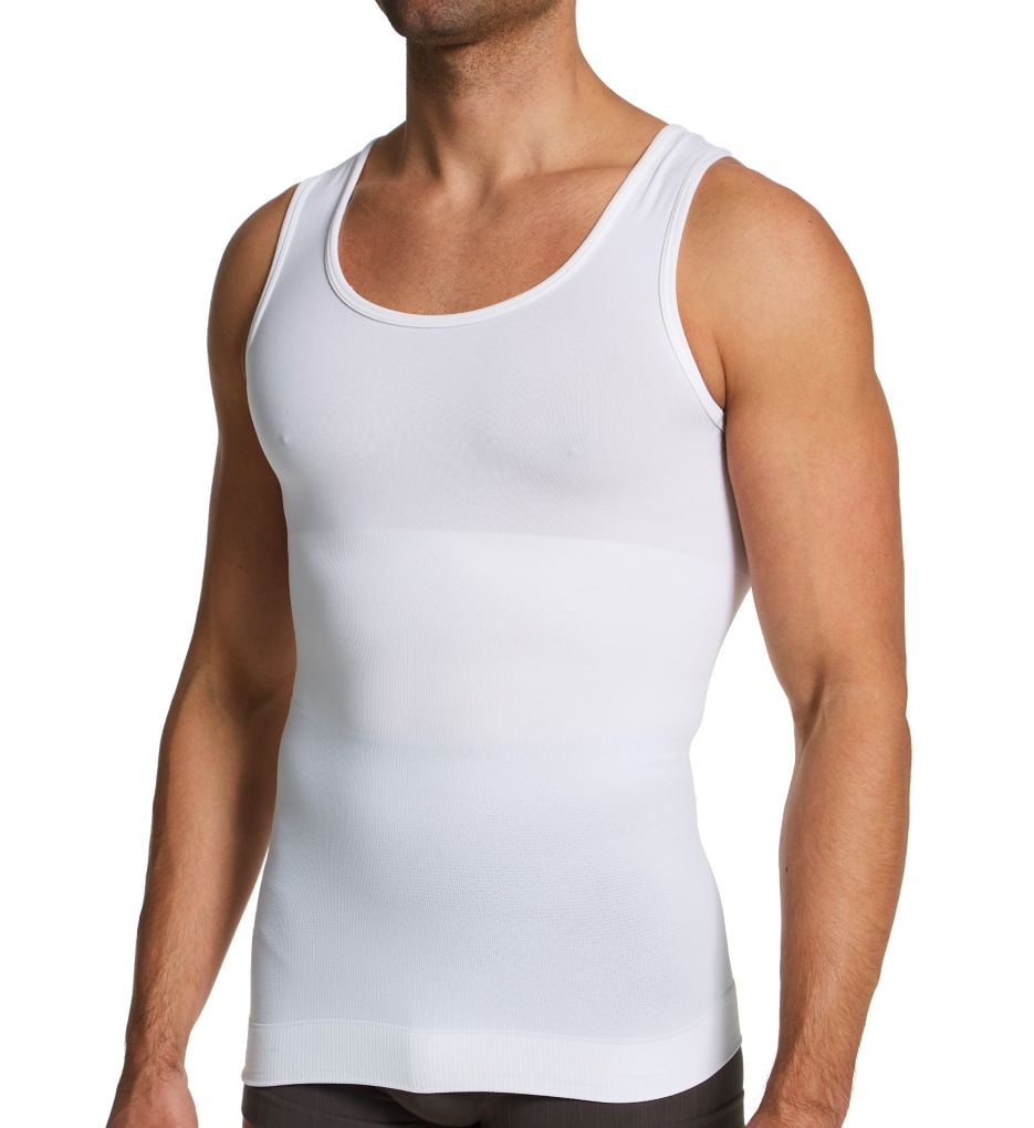Men's FarmaCell 417B Breeze Light & Refreshing Body Shaping Tank (White ...