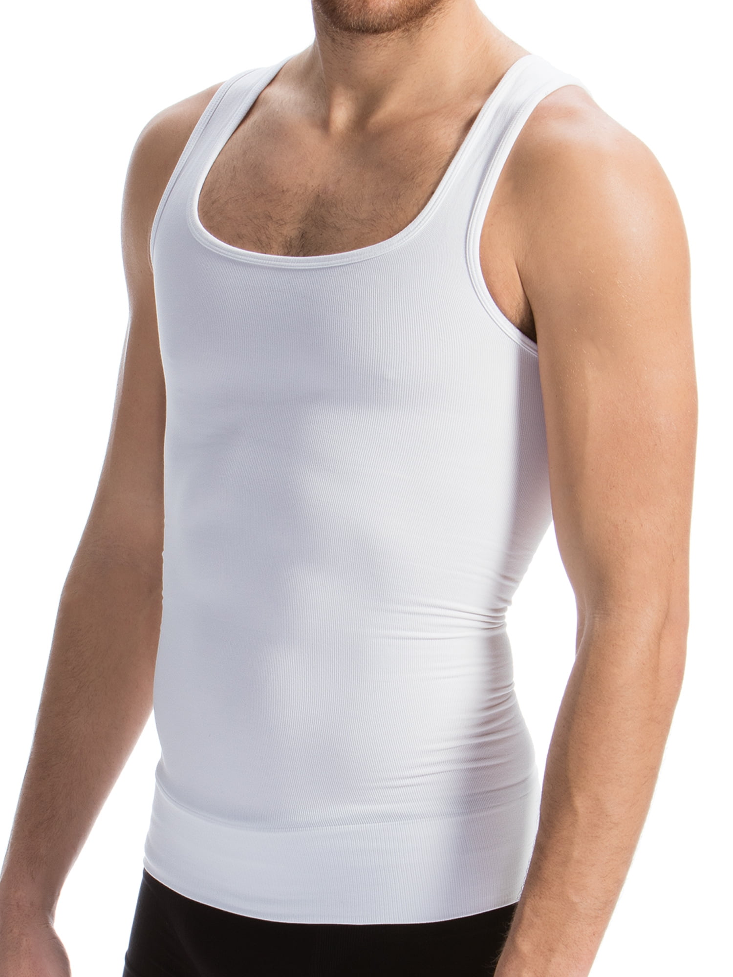 Farmacell Men's Shaping Compression Tank Top for Workout, Cotton, Made ...