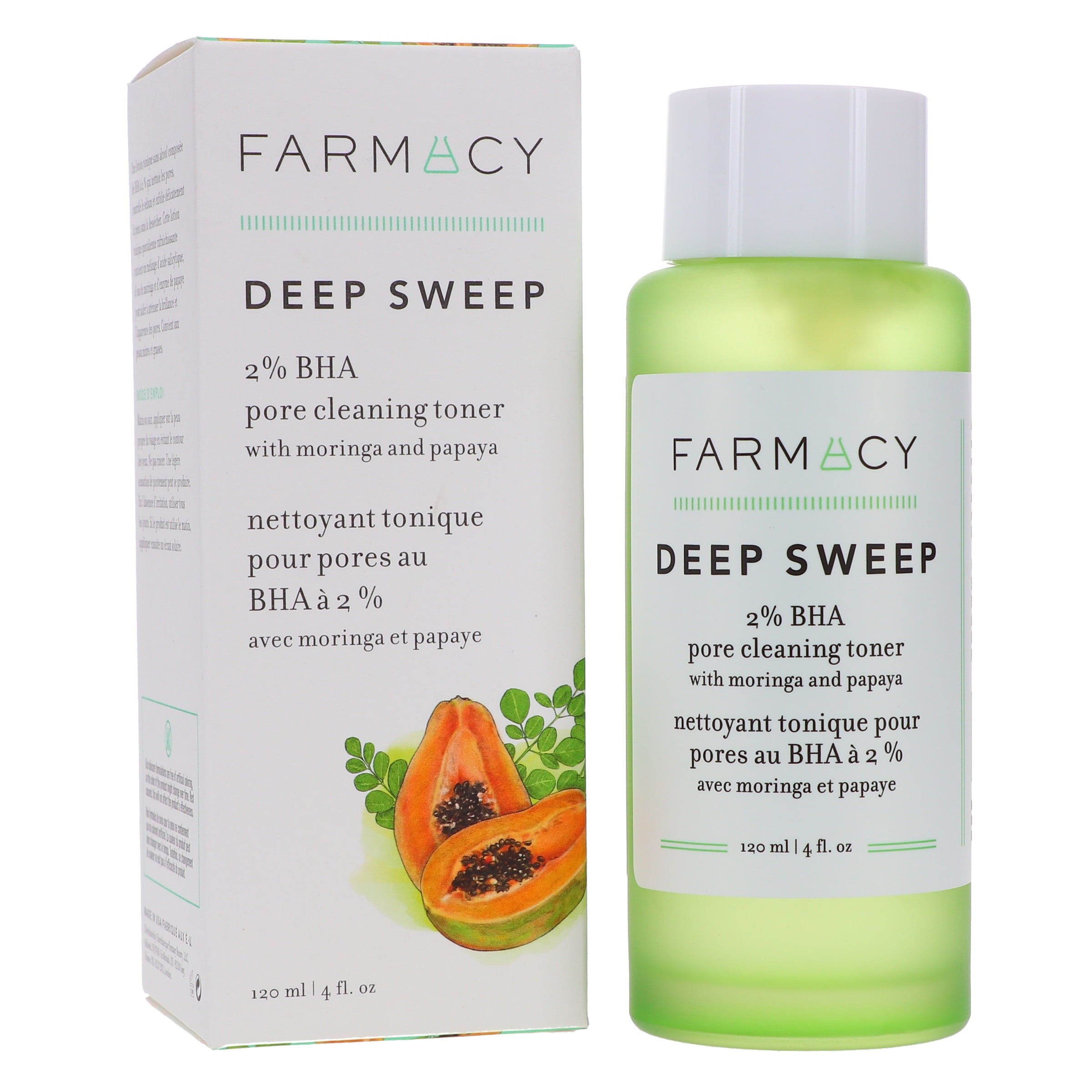 Farmacy Deep Sweep 2% BHA Pore Cleaning Toner with Moringa + Papaya 4 ...