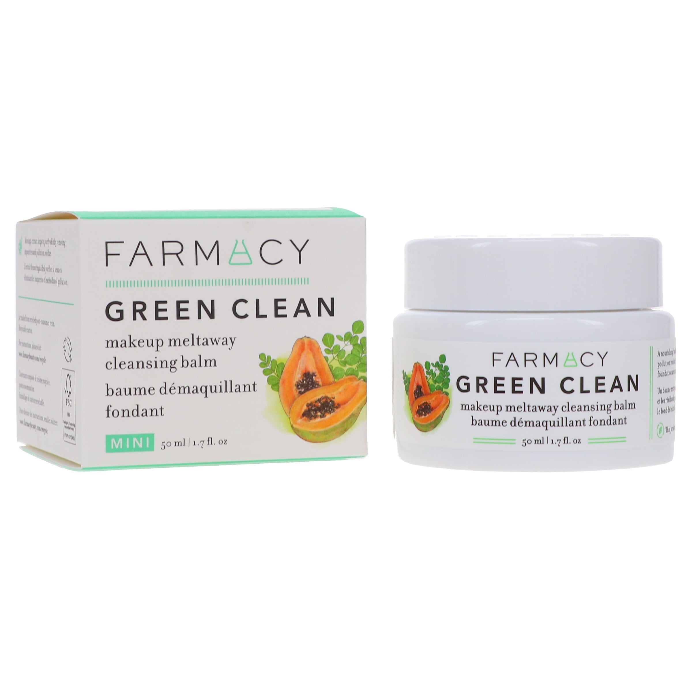 Farmacy Green Clean Makeup Meltaway Cleansing Balm 1.7 oz - Walmart.com