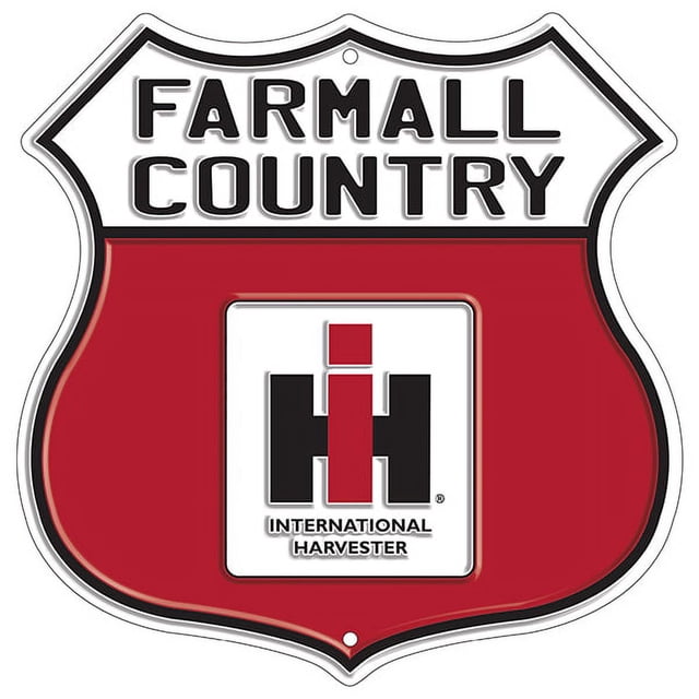 Farmall Country Highway Shield Embossed Sign - Walmart.com