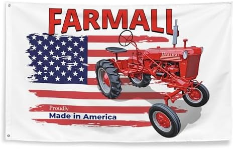 Farmall Cub, Made in America Shop, Office or Man Cave Flag, Banner 34 ...
