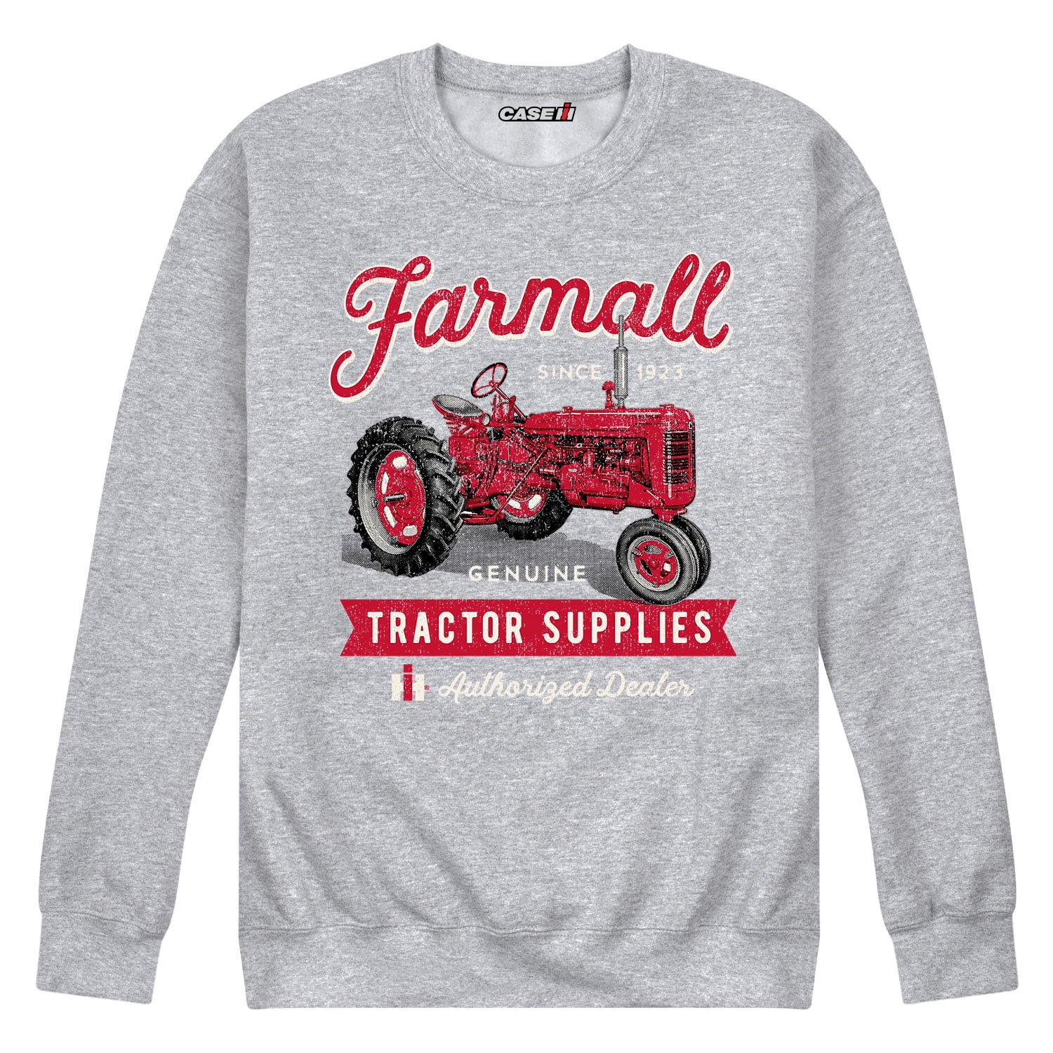 Farmall Genuine Tractor Supplies - Men's Crew Neck Fleece Pullover ...