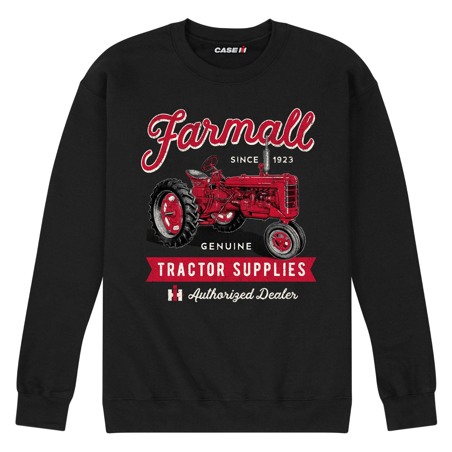 Farmall Genuine Tractor Supplies - Men's Crew Neck Fleece Pullover ...