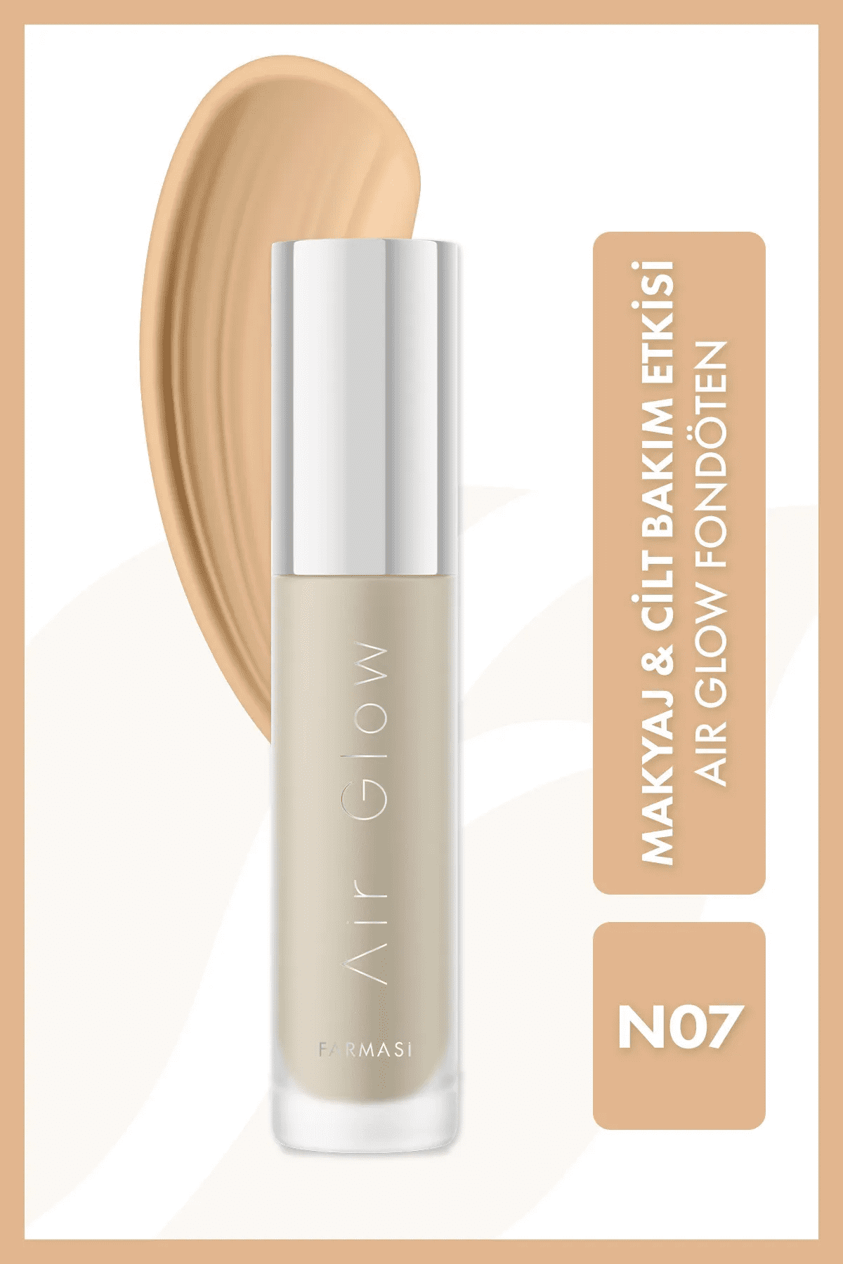 Farmasi Air Glow Foundation 1 fl oz- 30 ml / N07 - Walmart.com