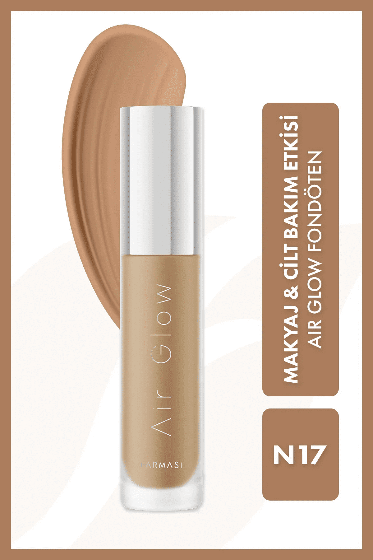 Farmasi Air Glow Foundation 1 fl oz- 30 ml / N17 - Walmart.com