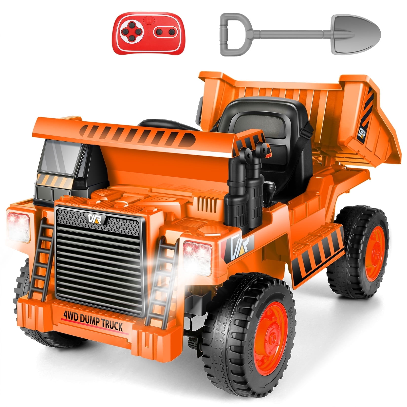 Farmdex Ride on Dump Truck, 12 Volt Ride on Toys with Electric Dump Bed ...