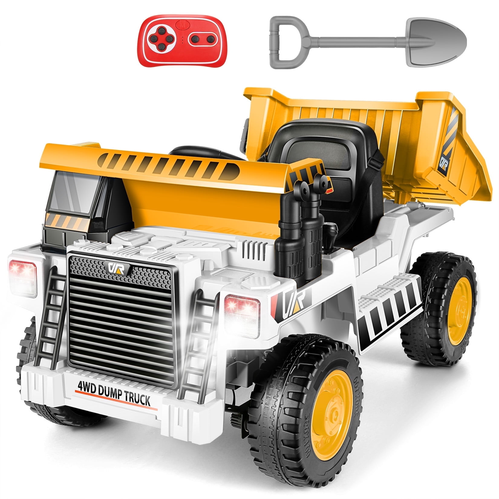 Farmdex Ride on Dump Truck, 12 Volt Ride on Toys with Electric Dump Bed ...