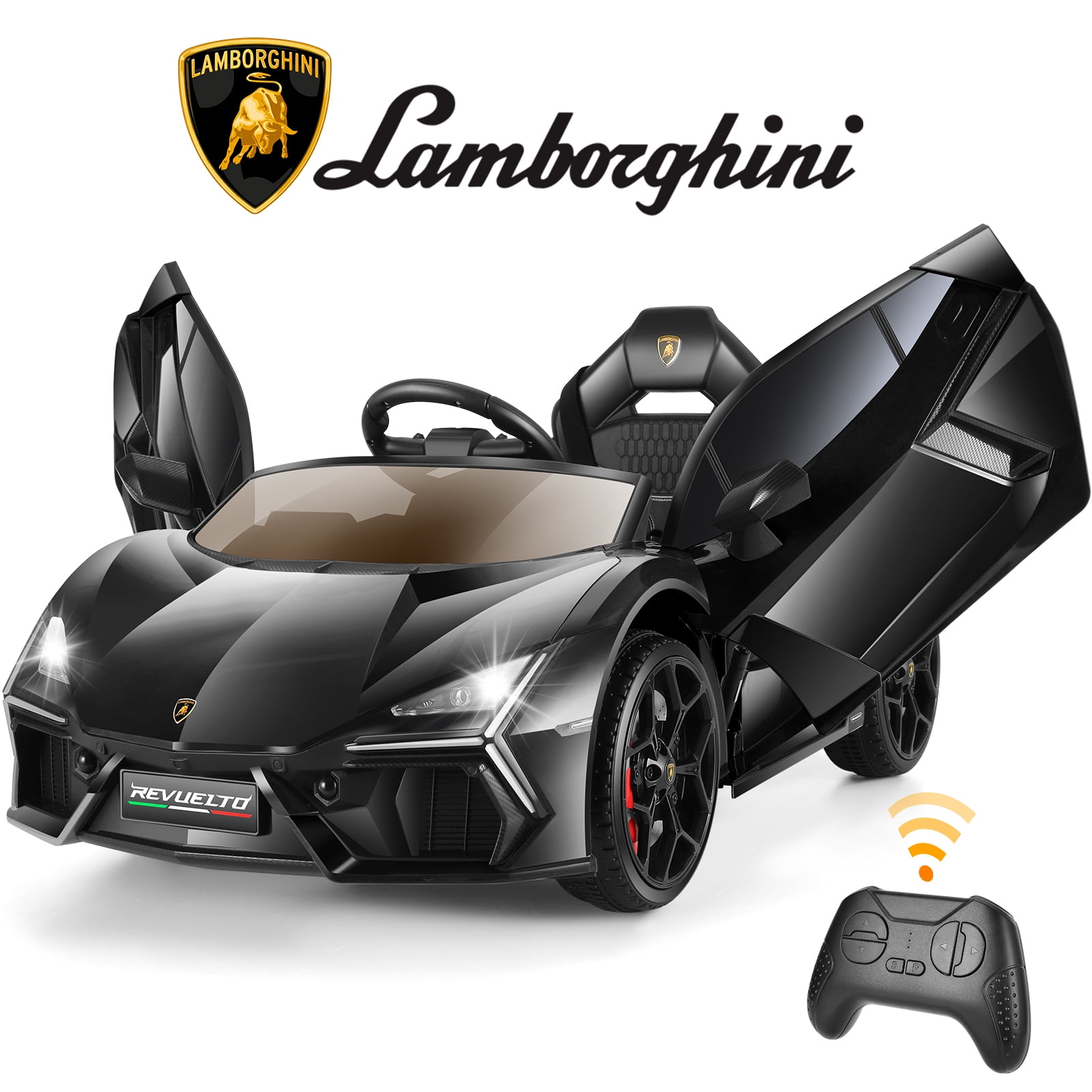 Farmdex 12v Licenced Lamborghini Ride on Car Toys with Remote Control ...