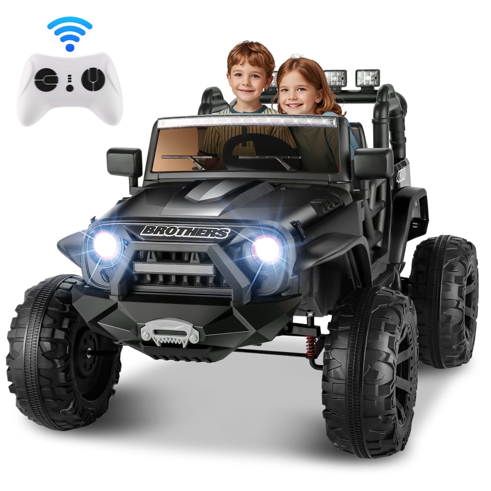 Farmdex 2 Seater 24V Kids Ride on Truck Car w/ Remote Control, Ride on ...