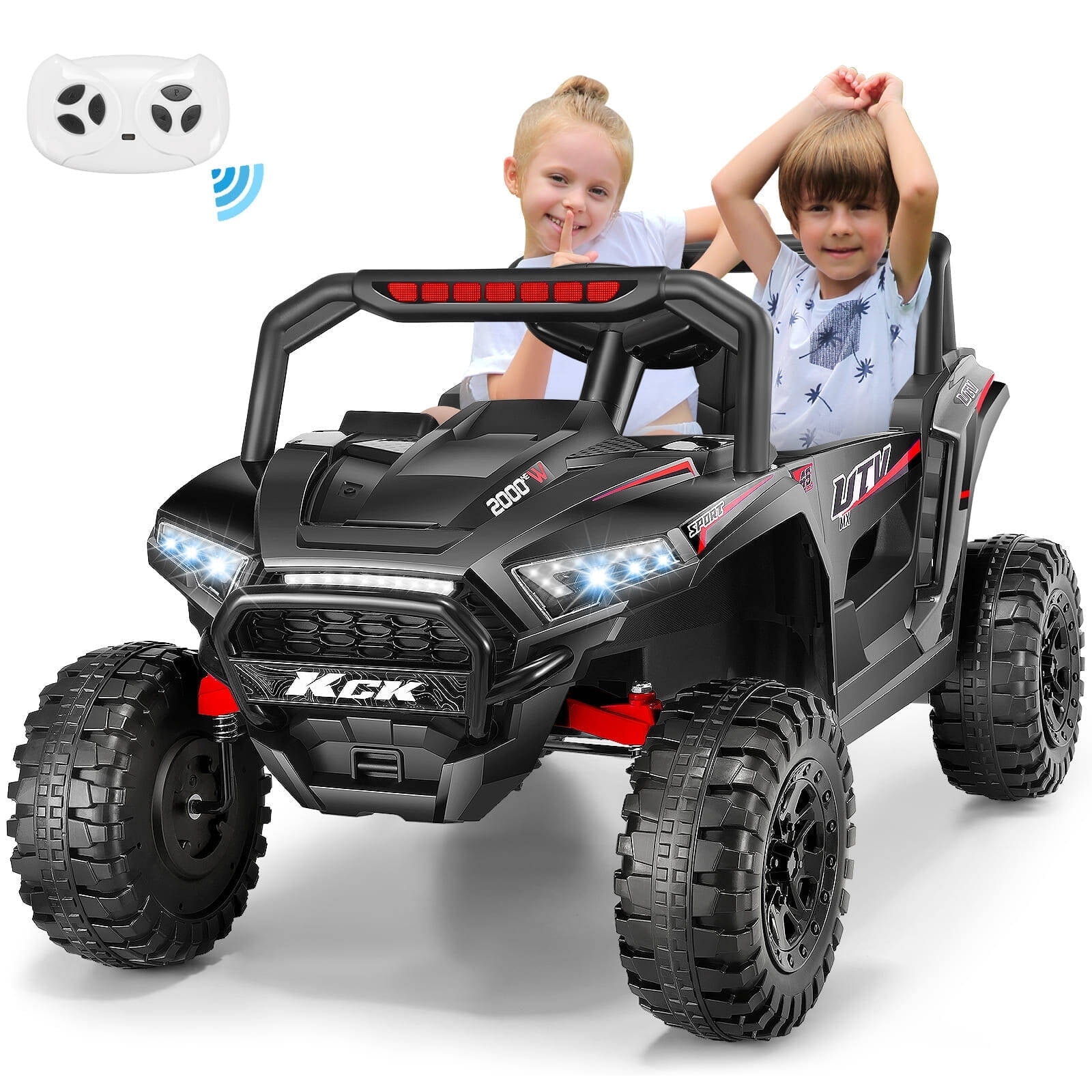 Farmdex 24 Volt 2 Seater Ride on Toys for Kids, Powered Ride on Cars ...