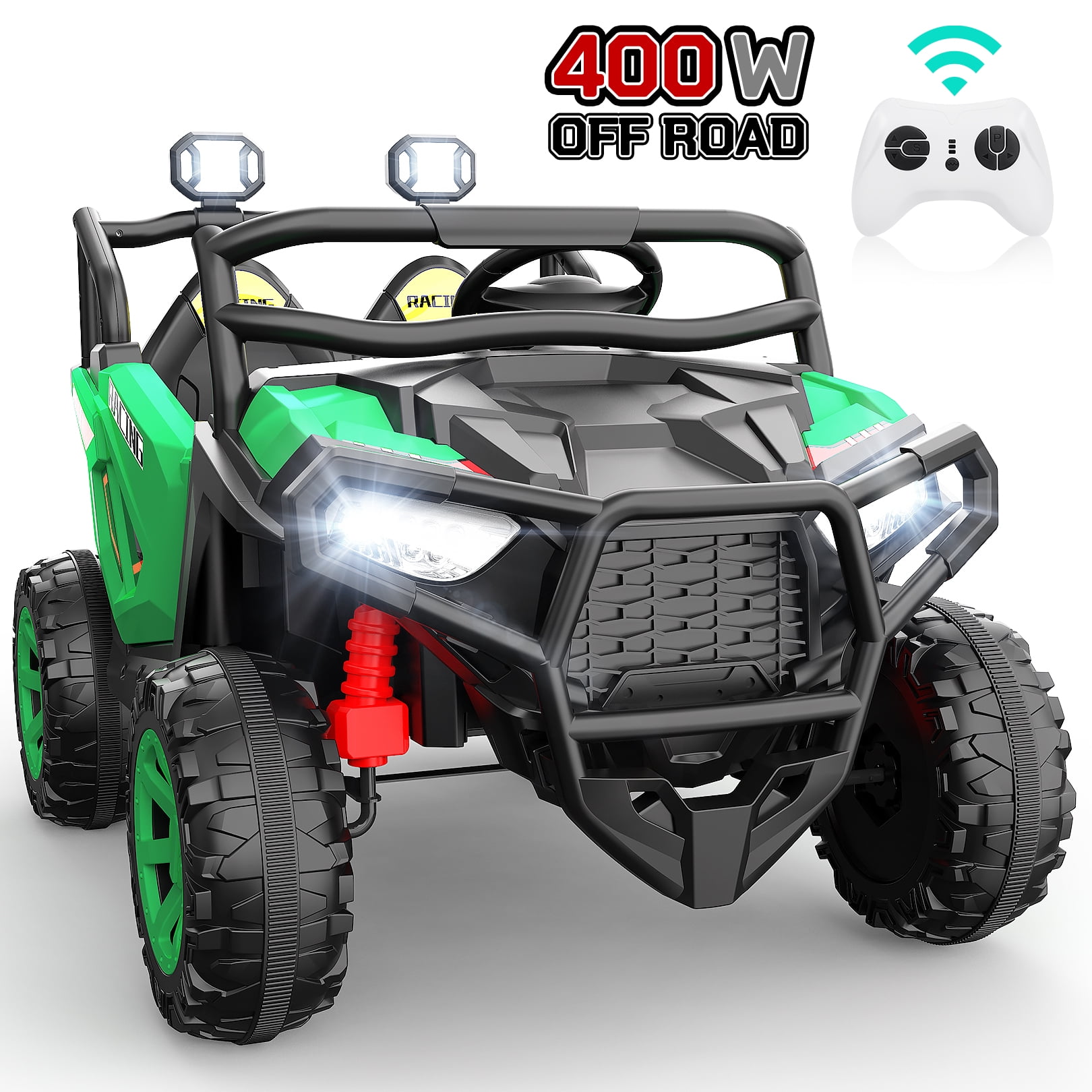 VIBESPARK 24 Volt 2 Seater Ride on Toys for Kids, Powered Ride on Cars ...