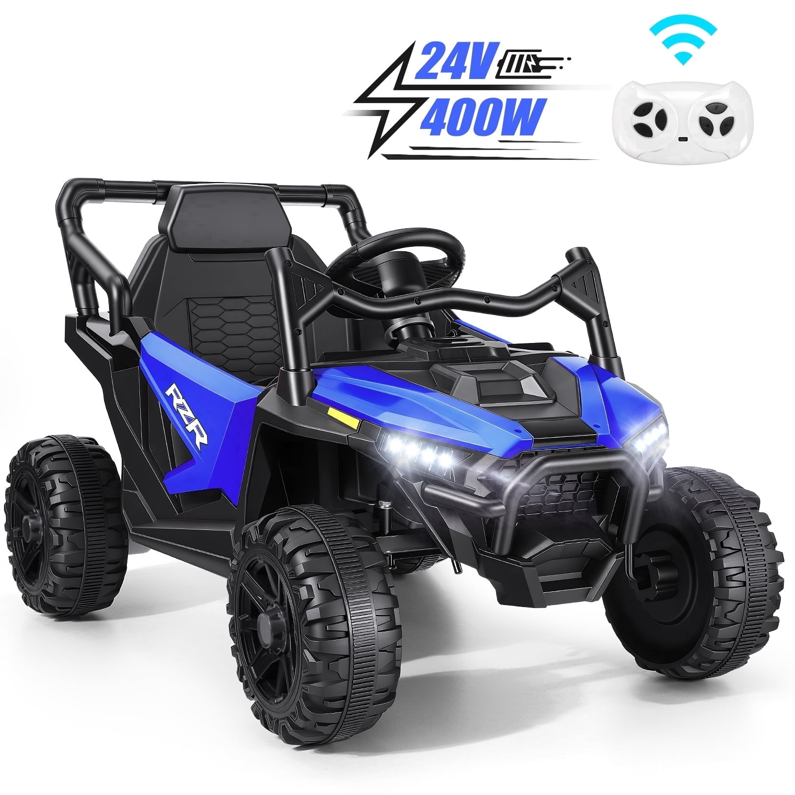 Farmdex 4WD 24 Volt Kids Ride on Car UTV, 2 Seater Ride on Toy Car with ...