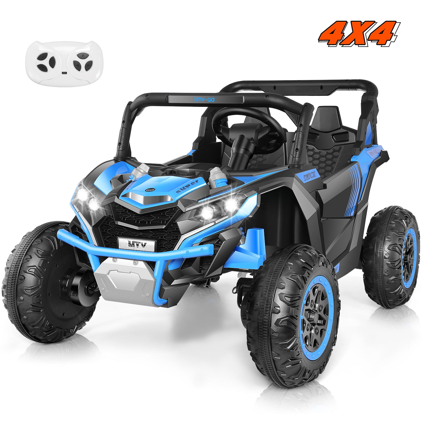 Farmdex 24V Ride on Cars, 2WD/4WD Switchable Ride on Toys with Remote ...
