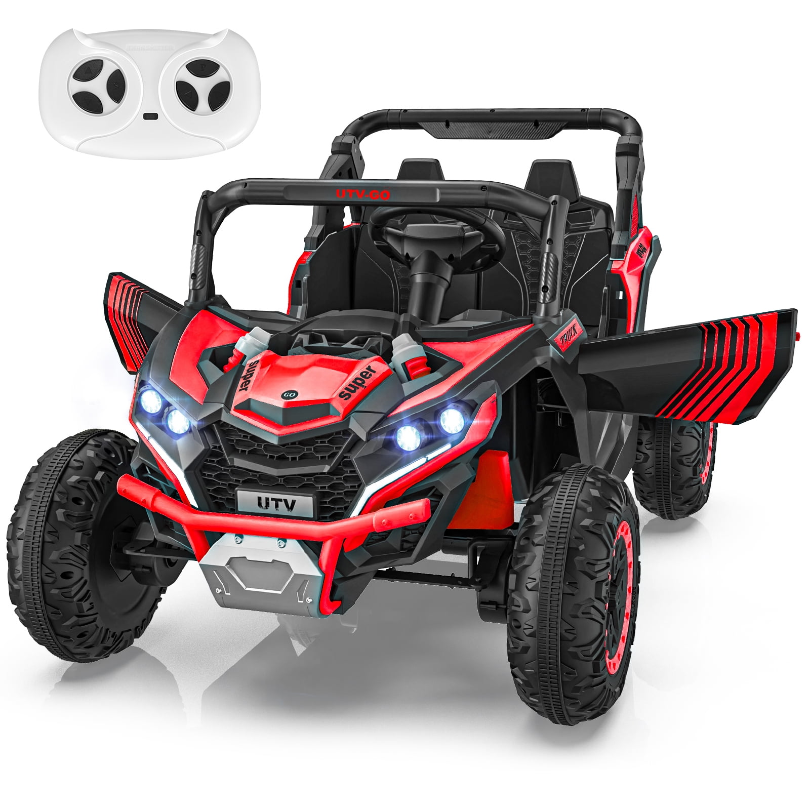 Farmdex 24V Ride on Cars, 2WD/4WD Switchable Ride on Toys with Remote ...