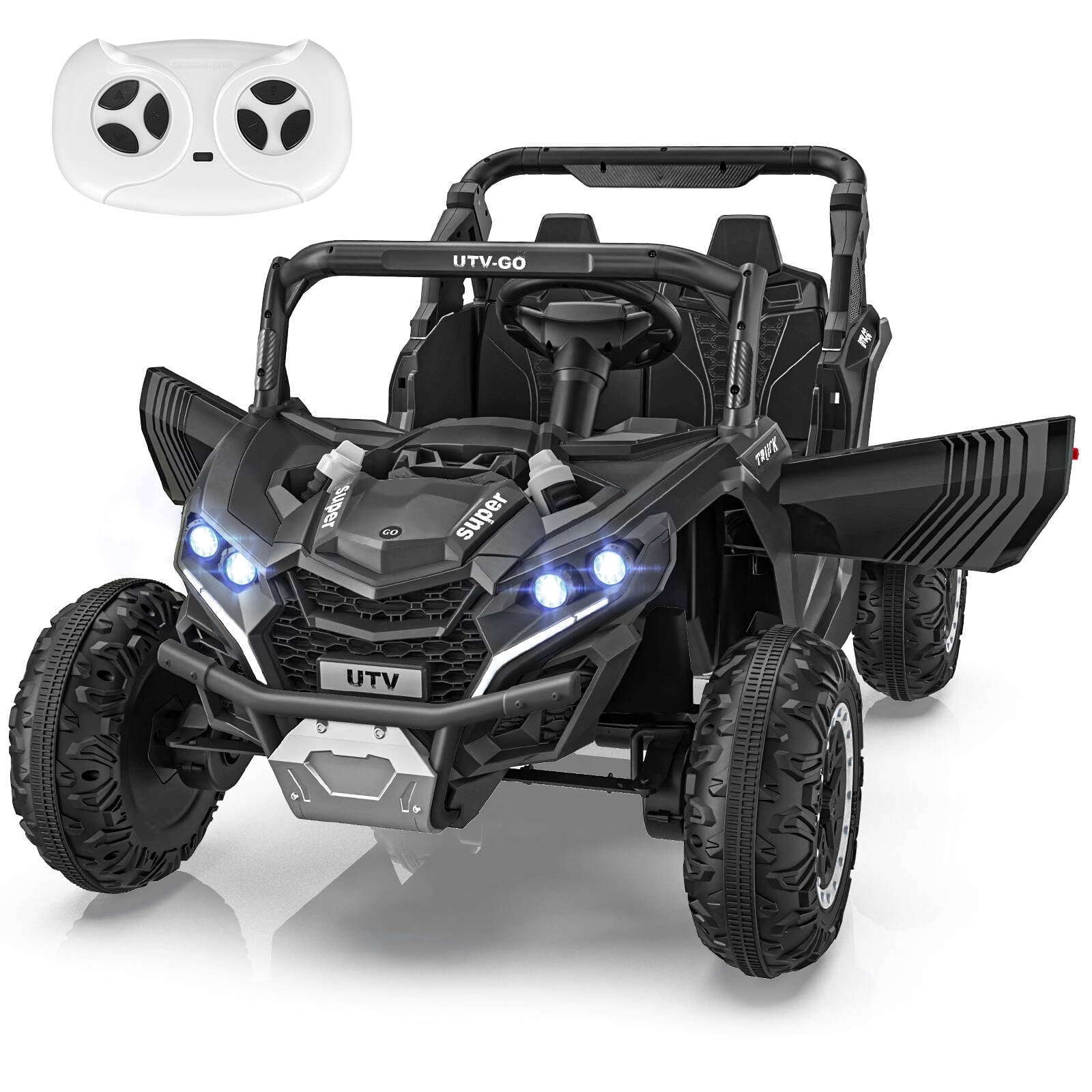 Farmdex 24V Ride on Cars, 2WD/4WD Switchable Ride on Toys with Remote ...