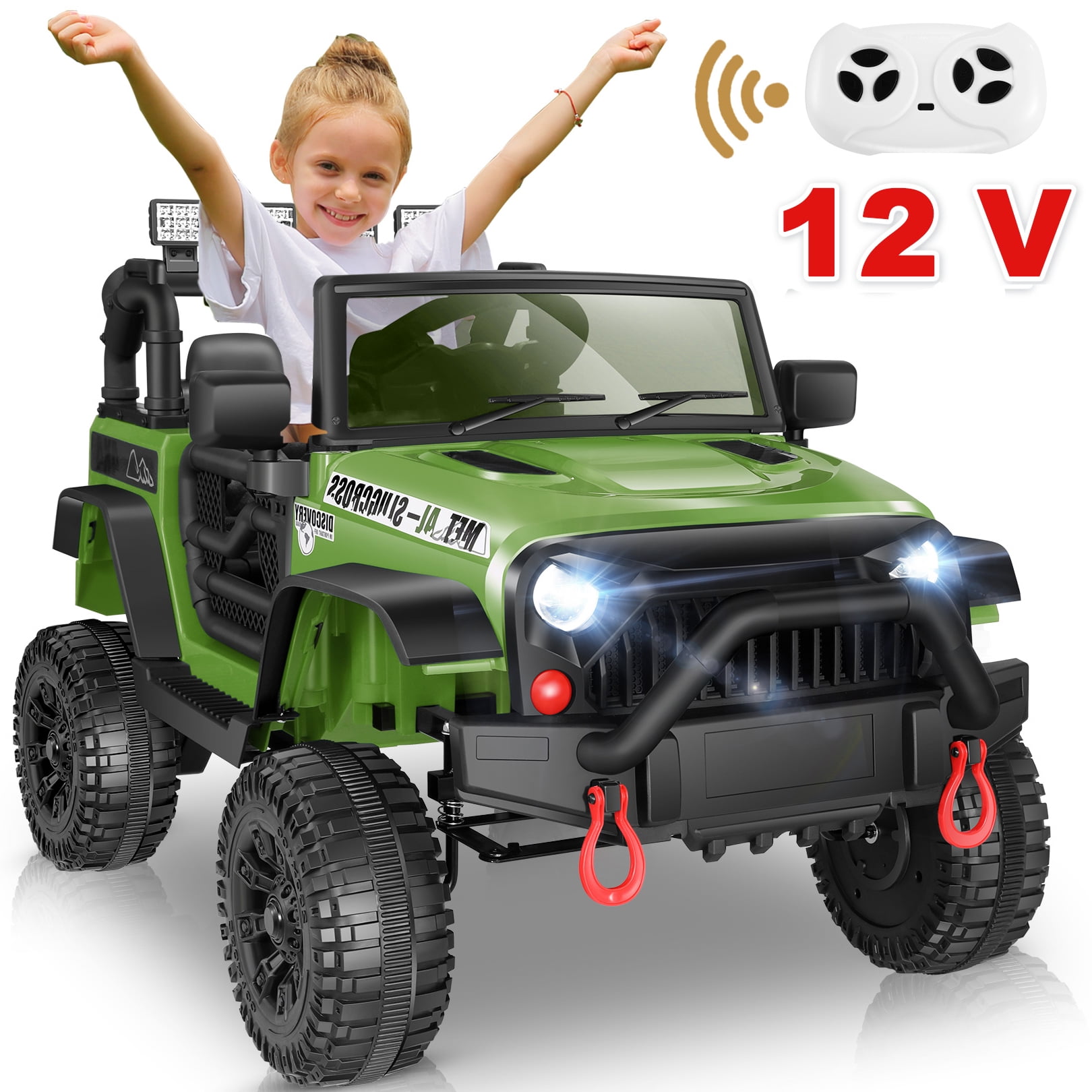 VIBESPARK 12V Ride on Toys for Toddlers Ride on Cars with Remote ...