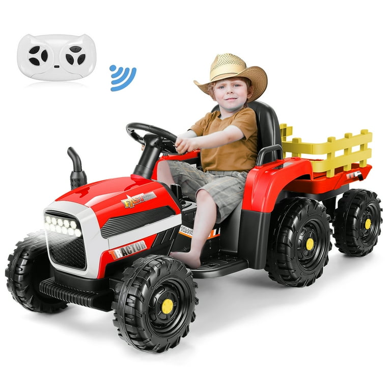 12 Volt Ride On Tractor 12V Kids Ride On Track,Battery Powered