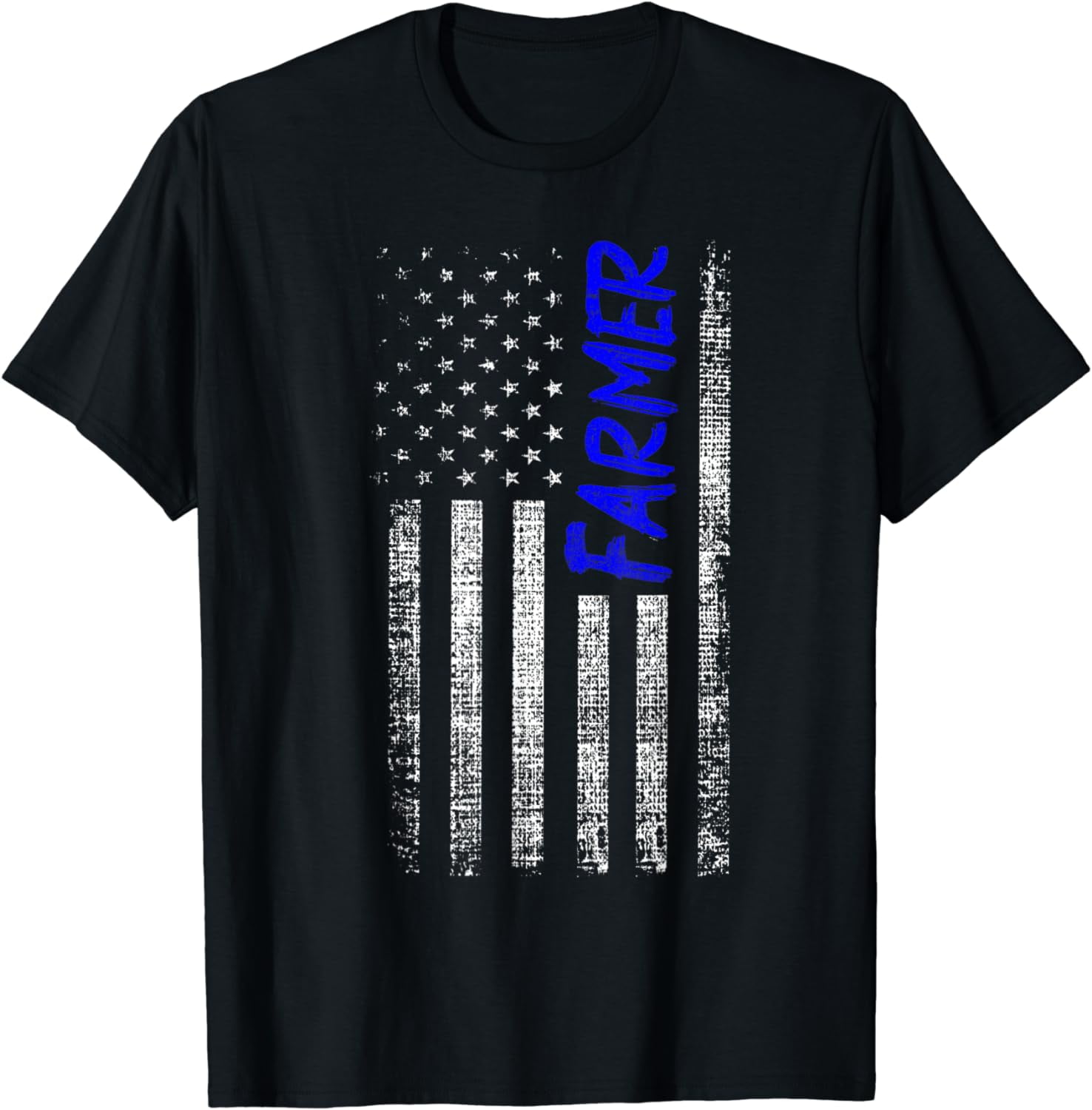 Farmer American USA Flag Rancher Farming T-Shirt - Walmart.com
