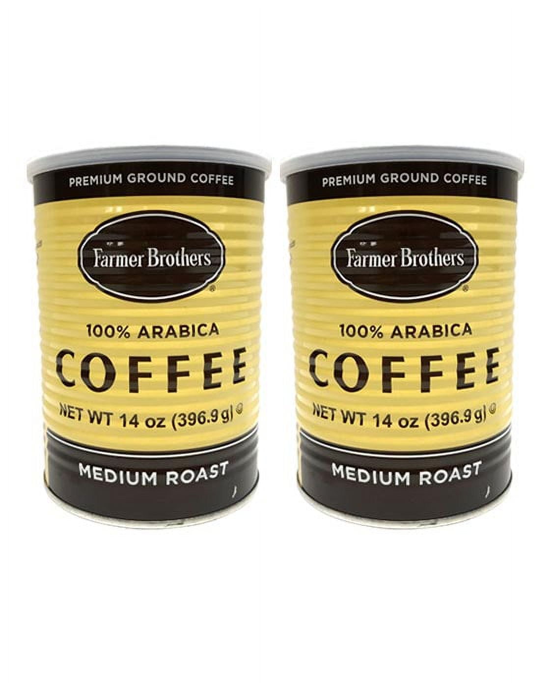Farmer Brothers 100% Arabica Ground Coffee, Medium Roast, Nutty ...