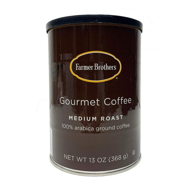 Farmer Brothers Gourmet Medium Roast 100% Arabica Coffee, 13 Oz. Can ...
