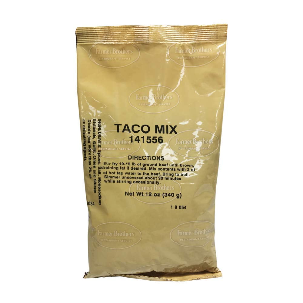 Farmer Brothers Taco Mix Seasoning, 12 Oz Bag - Walmart.com