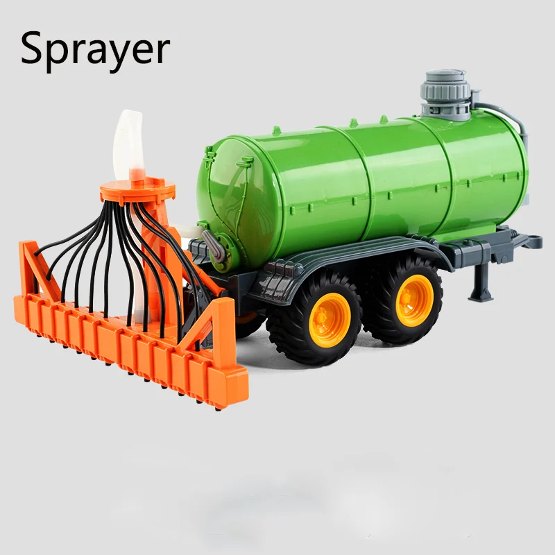 Farmer Car Remote Control Tractor Trailer 2.4G RC Tractor Simulation ...