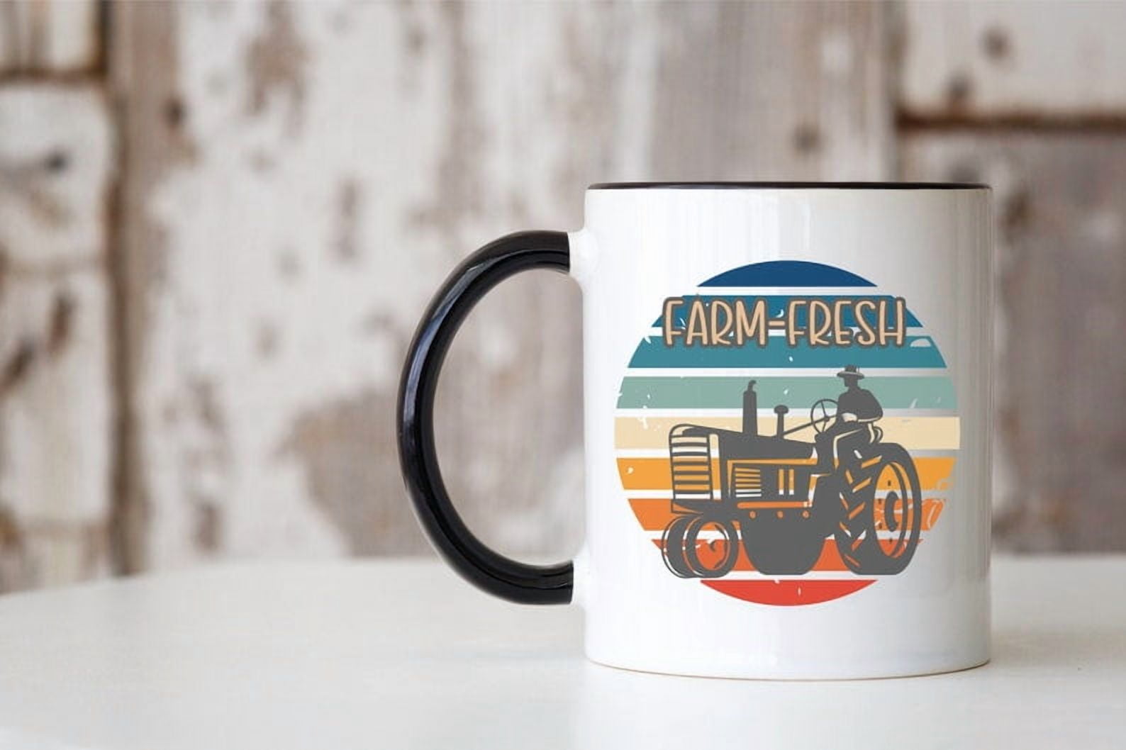 Farmer Coffee Cup, Farm H1and Coffee Mug, Western Farm Mug, Country ...