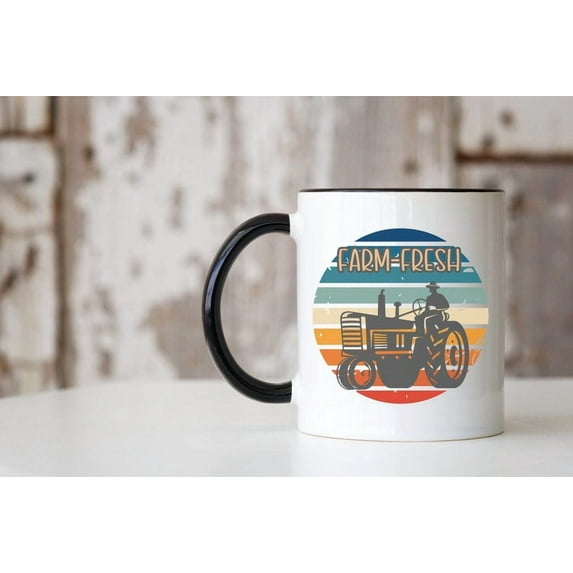 Farmer Coffee Cup, Farm H1and Coffee Mug, Western Farm Mug, Country ...