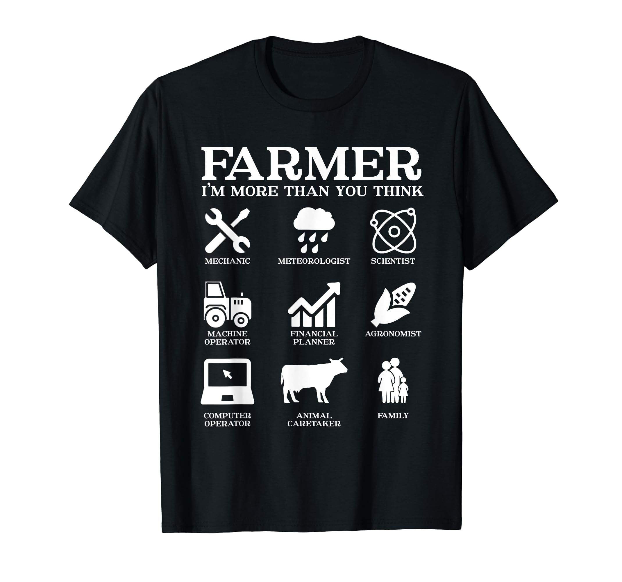 Farmer Gift Idea Farming Agriculture Patriotic Farmer T-Shirt - Walmart.com