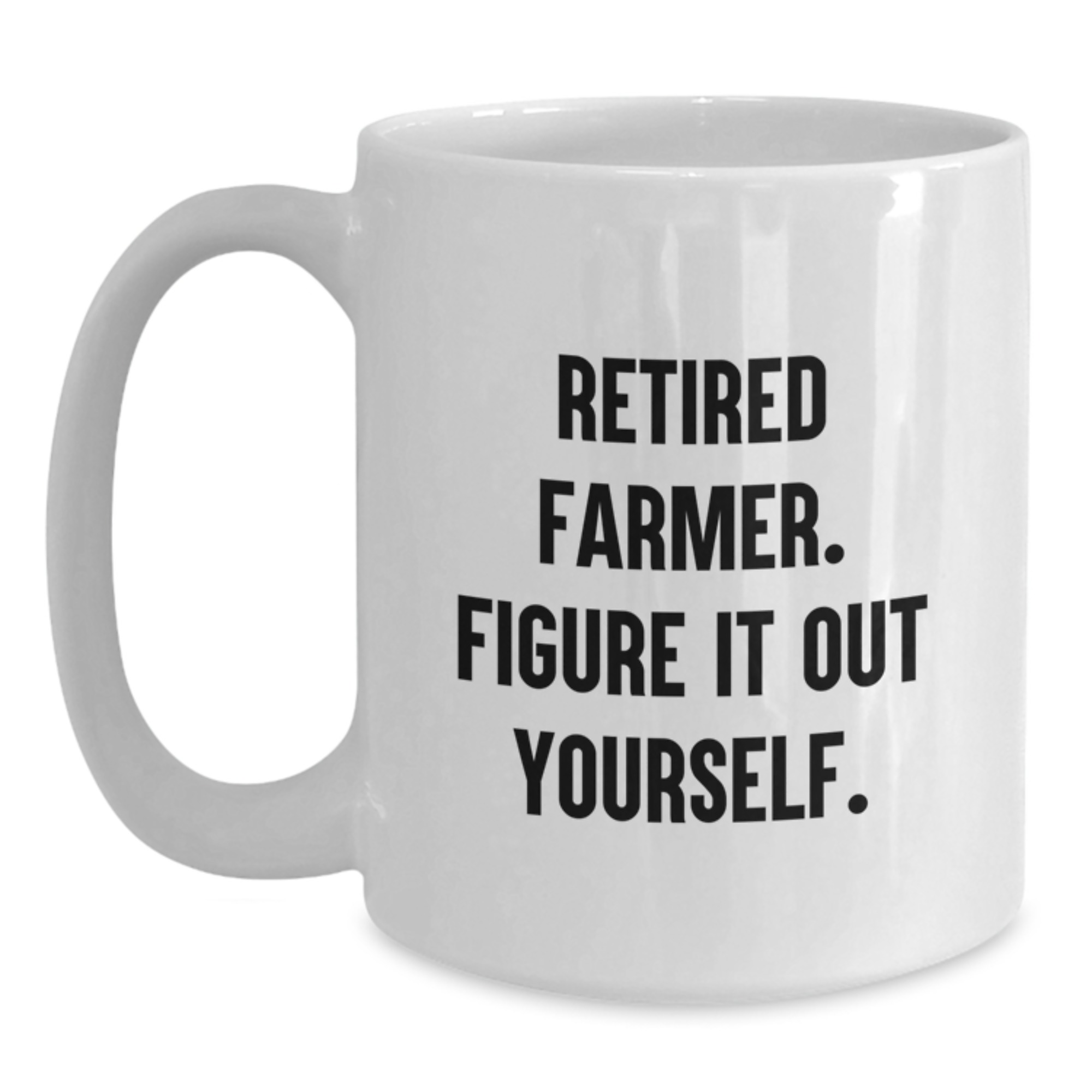 Farmer Gifts from Friends, Funny Quote White Coffee Mug for Men ...