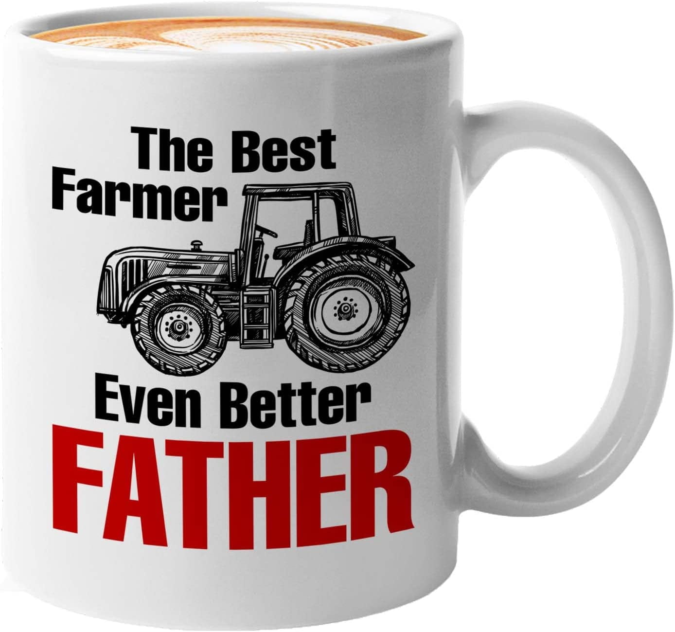 Farmer Mug White 11oz - Best Farmer Better Father - Farmer Agriculture ...