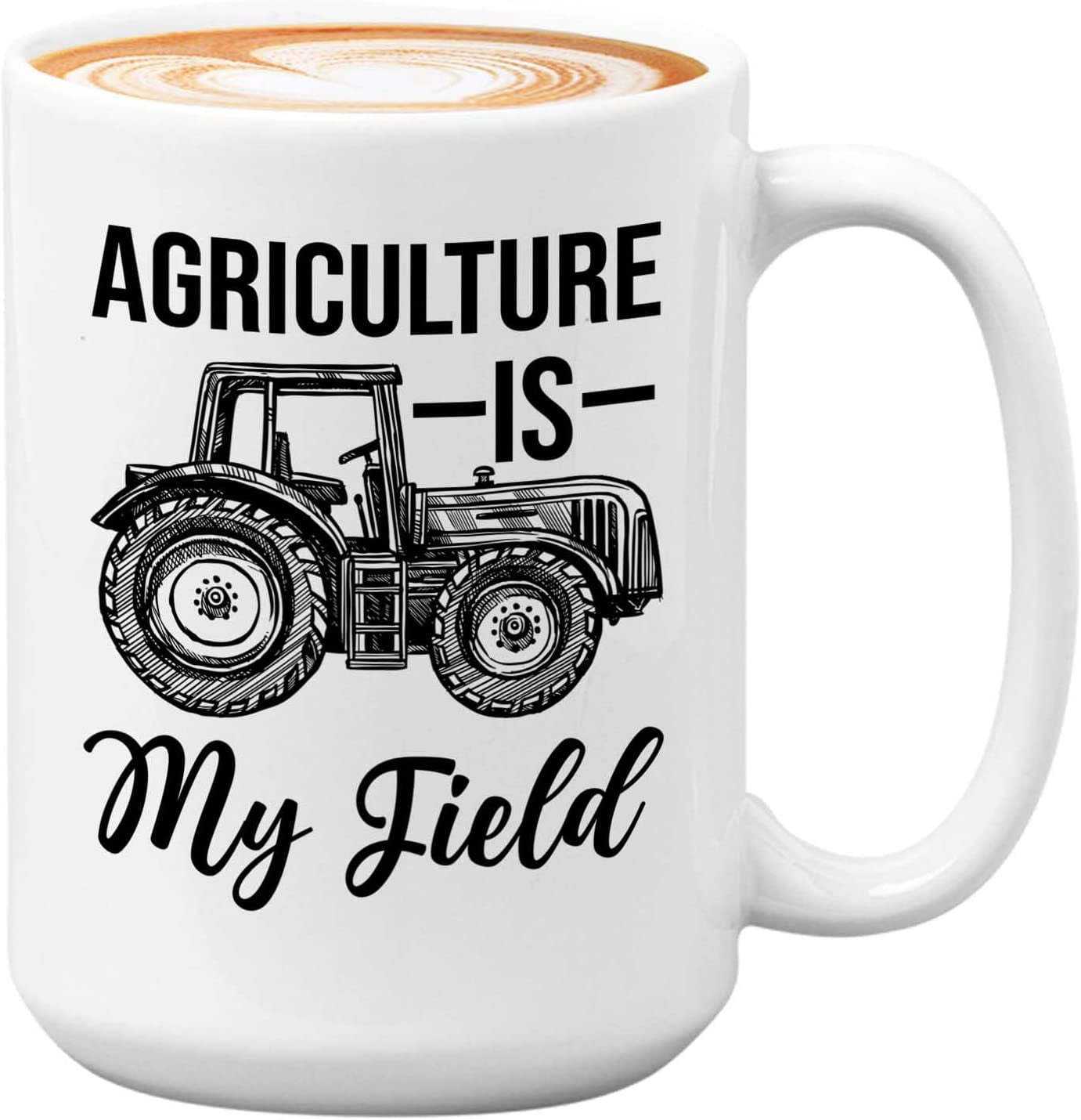 Farmer Mug White 15oz - Agriculture Is My Field - Farm Market Tractor ...