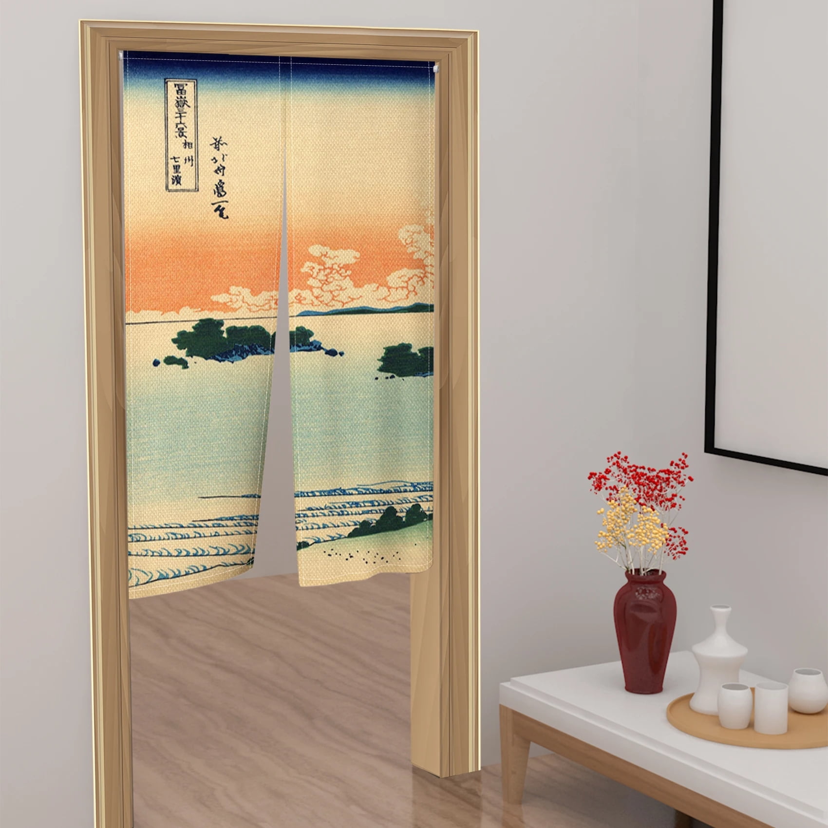 Farmer Ocean Door Curtain Japanese Noren Dining Living Room Porch ...