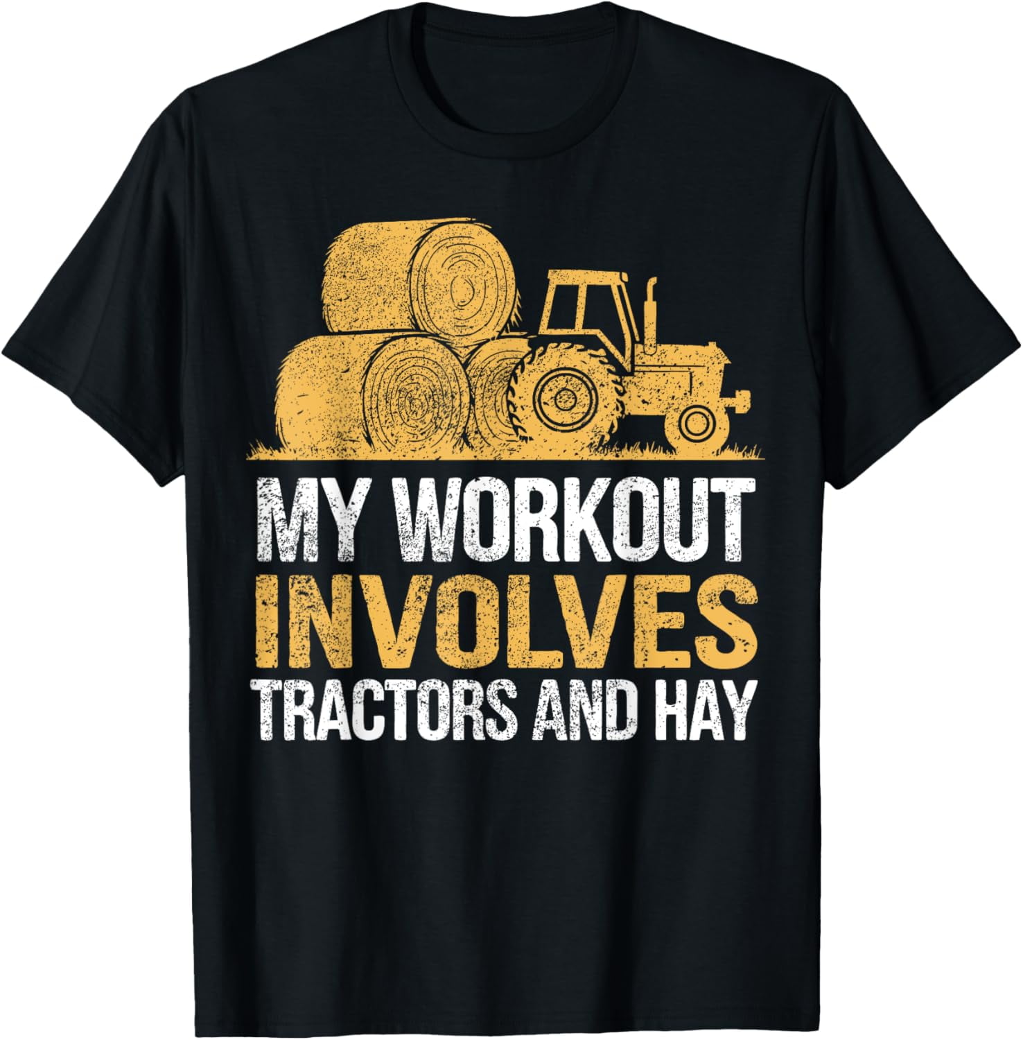 Farmer Workout Hay Season Farming T-Shirt - Walmart.com