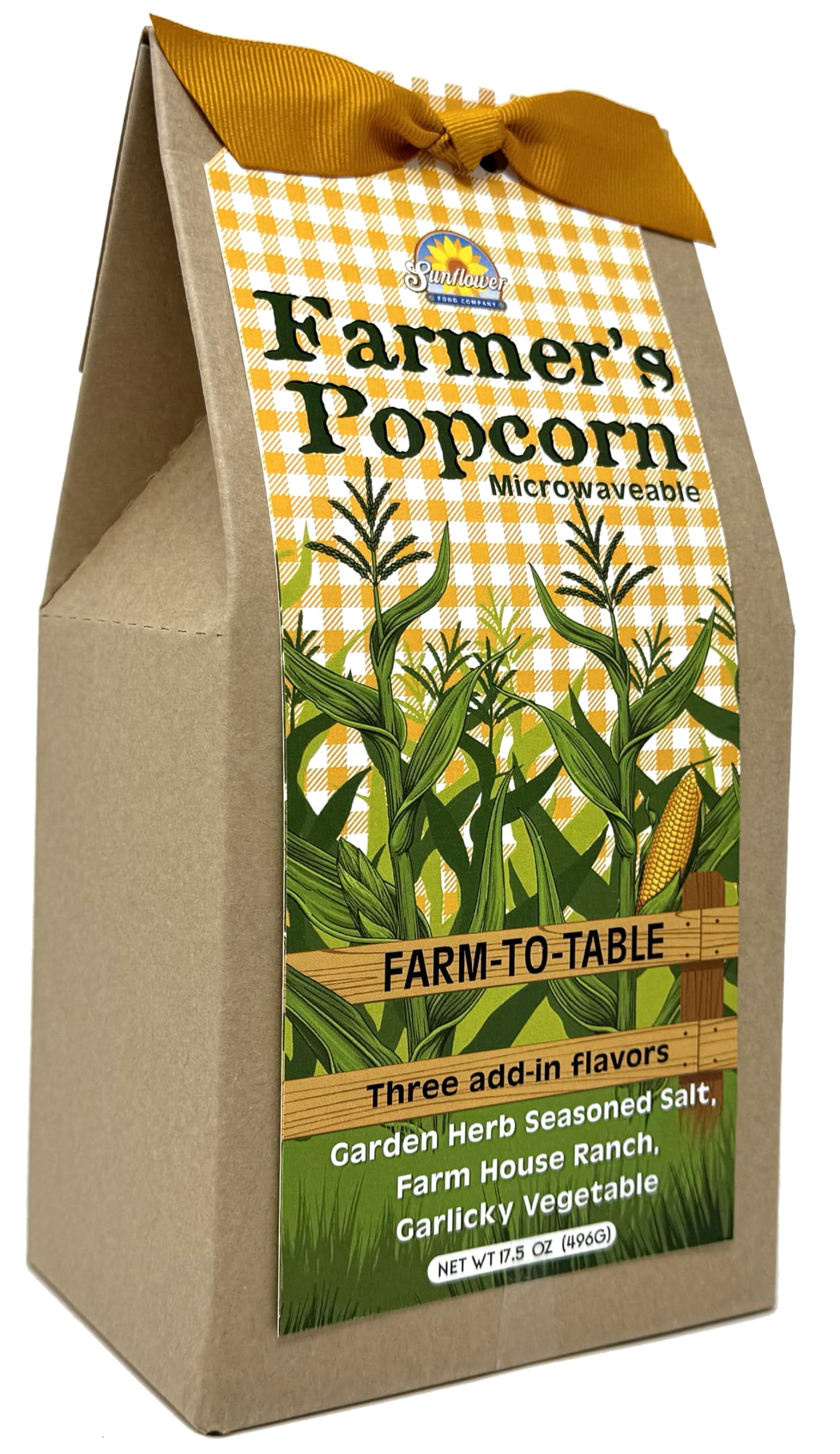 Farmer’s Popcorn Farm-To-Table Popcorn, TSF6 Popcorn Seasoning Included ...