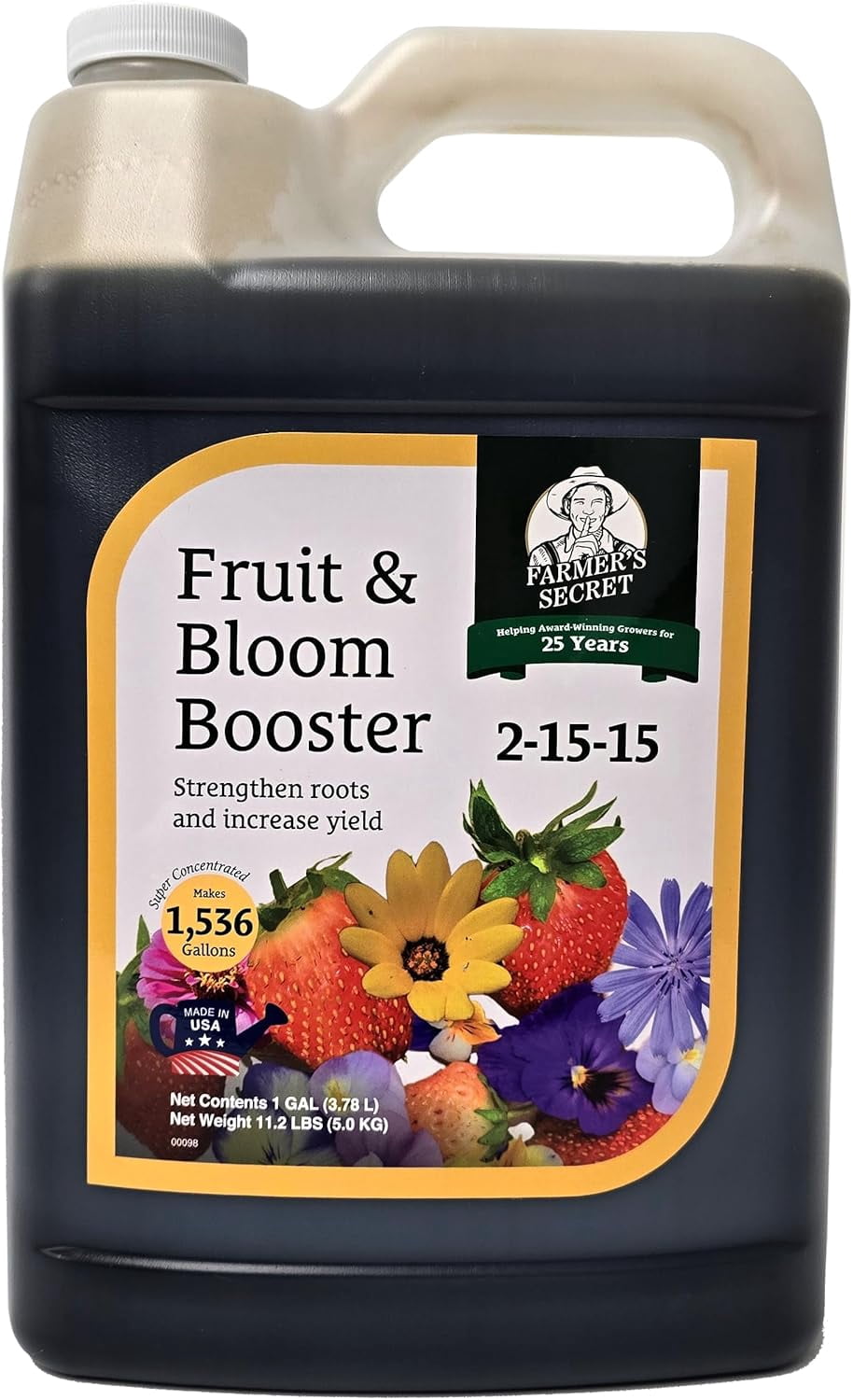 Farmer’s Secret Fruit & Bloom Booster Fertilizer (128oz) - Super ...