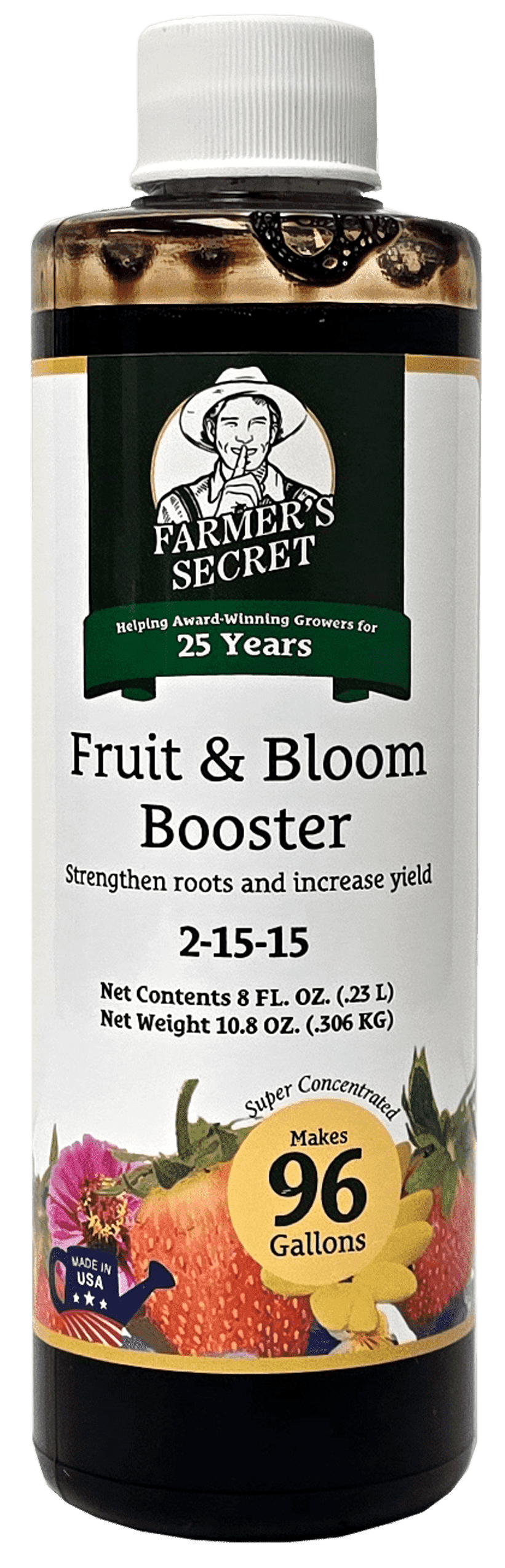 Farmer’s Secret Fruit & Bloom Booster Fertilizer (8oz) - Super ...